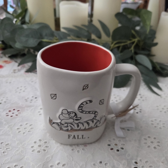 Rae Dunn | Dining | Rae Dunn Fall Mug With Tigger Red Interior And ...